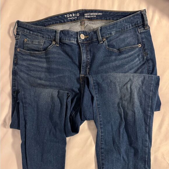 torrid | Jeans | Torrid Size 4r Boyfriend Jeans Ankle Classic Denim ...